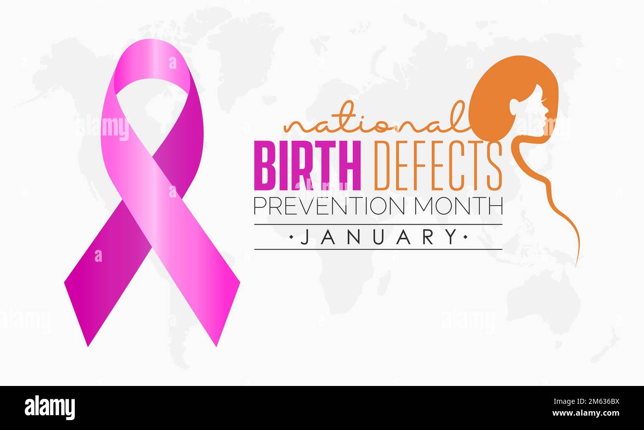 Vector banner template design concept of National Birth Defects ...