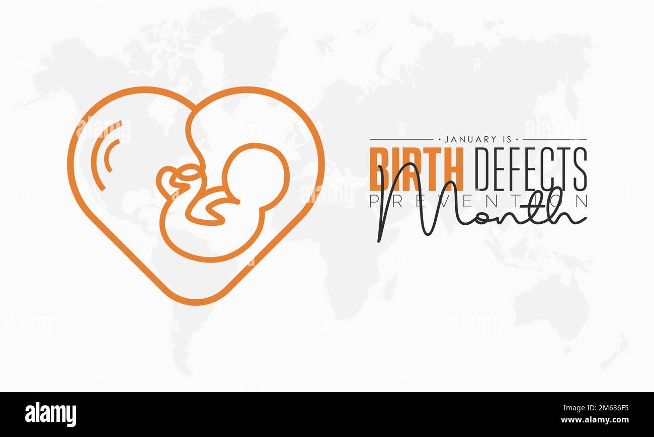 Vector banner template design concept of National Birth Defects ...