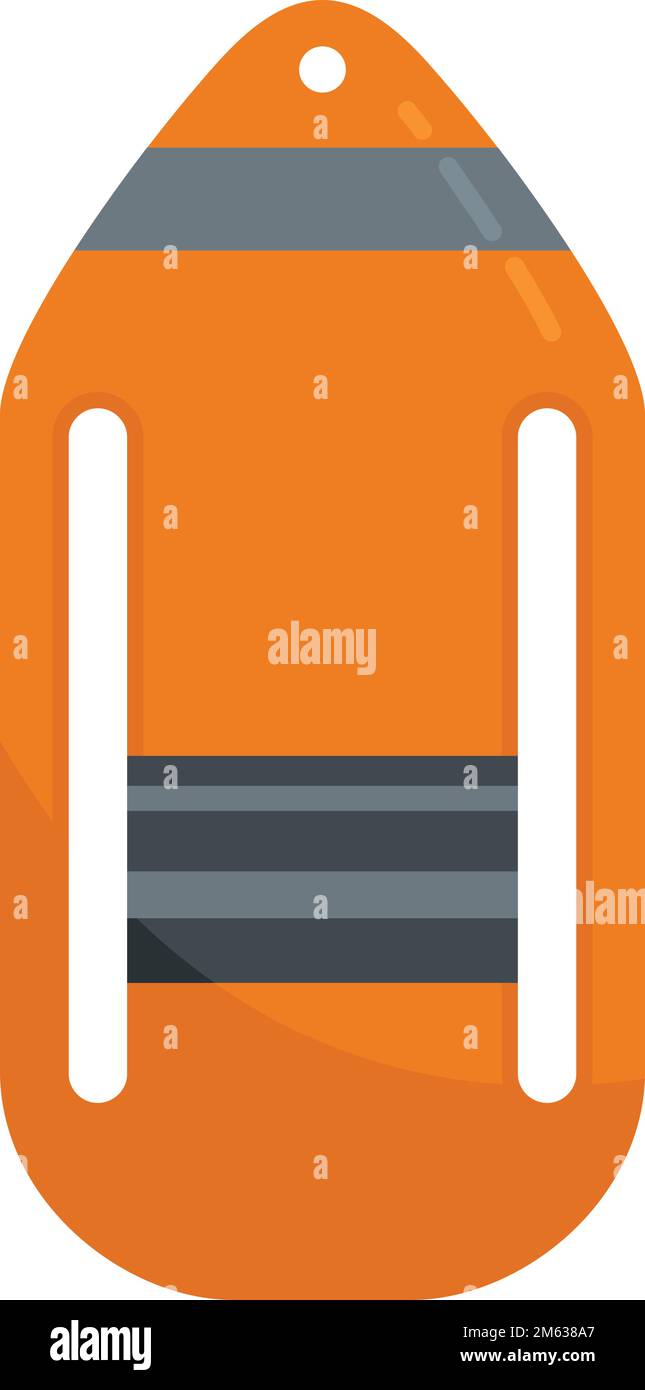 Lifeguard buoy icon flat vector. Beach life. Rescue guard isolated Stock Vector Image & Art - Alamy