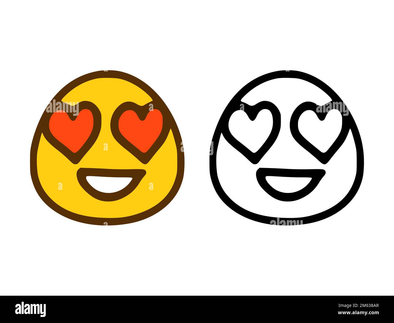 Two eyes emoji Stock Vector Images - Alamy