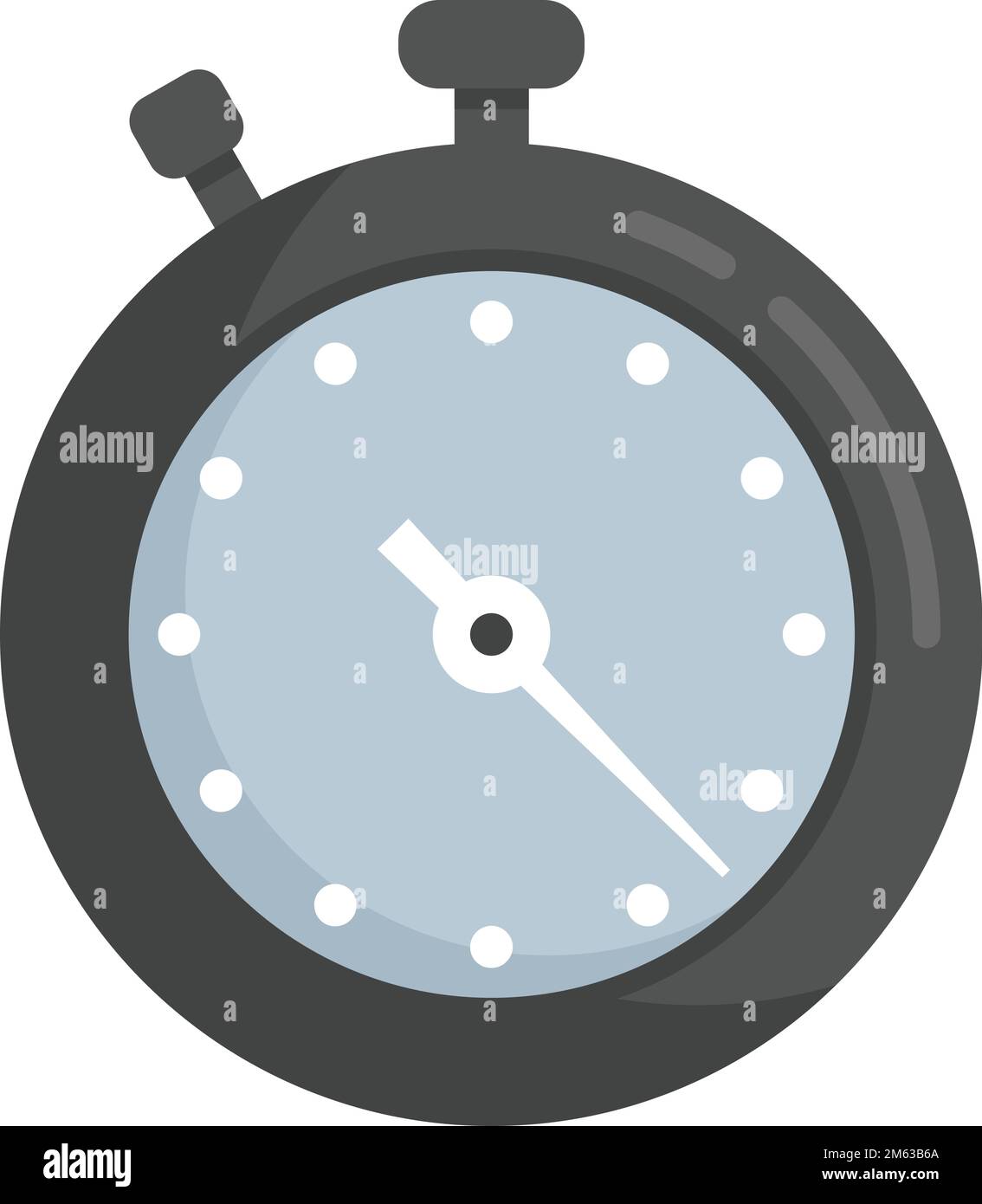 Stop Watch Icon Flat Vector Timer Clock Stopwatch Time Isolated Stock Vector Image And Art Alamy