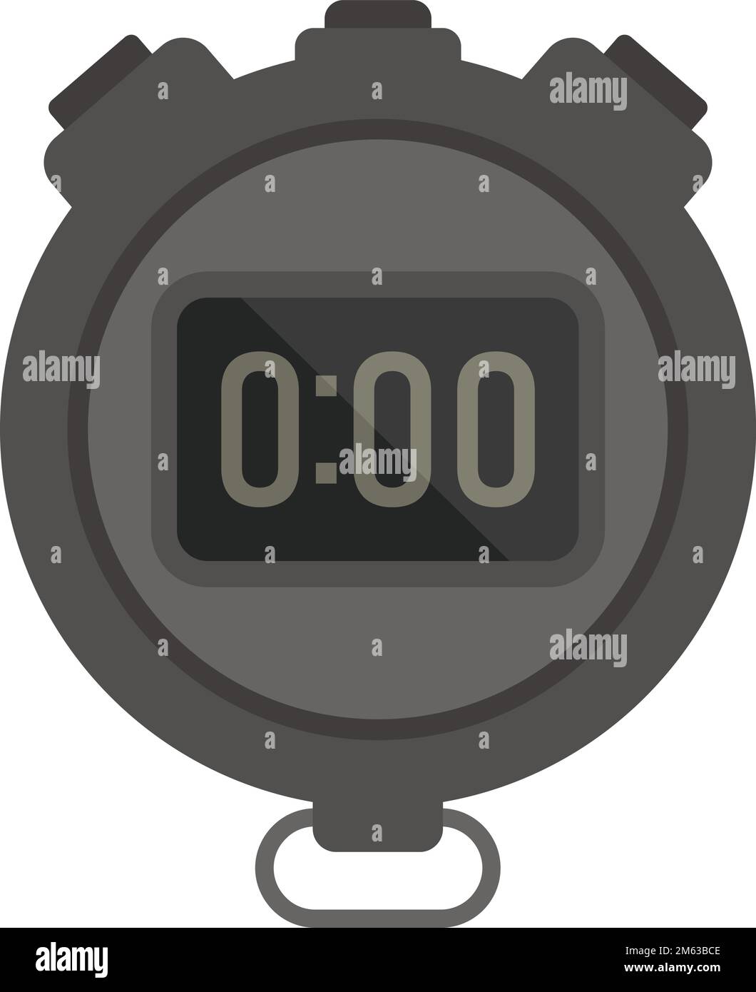 Stopwatch Time Icon Flat Vector Timer Clock Stop Watch Isolated Stock Vector Image And Art Alamy