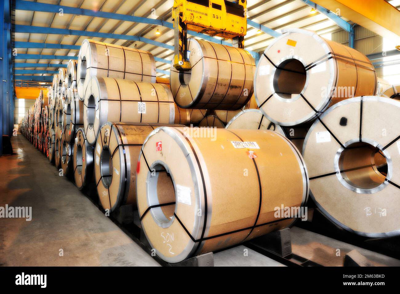 Coil steel loading hi-res stock photography and images - Alamy