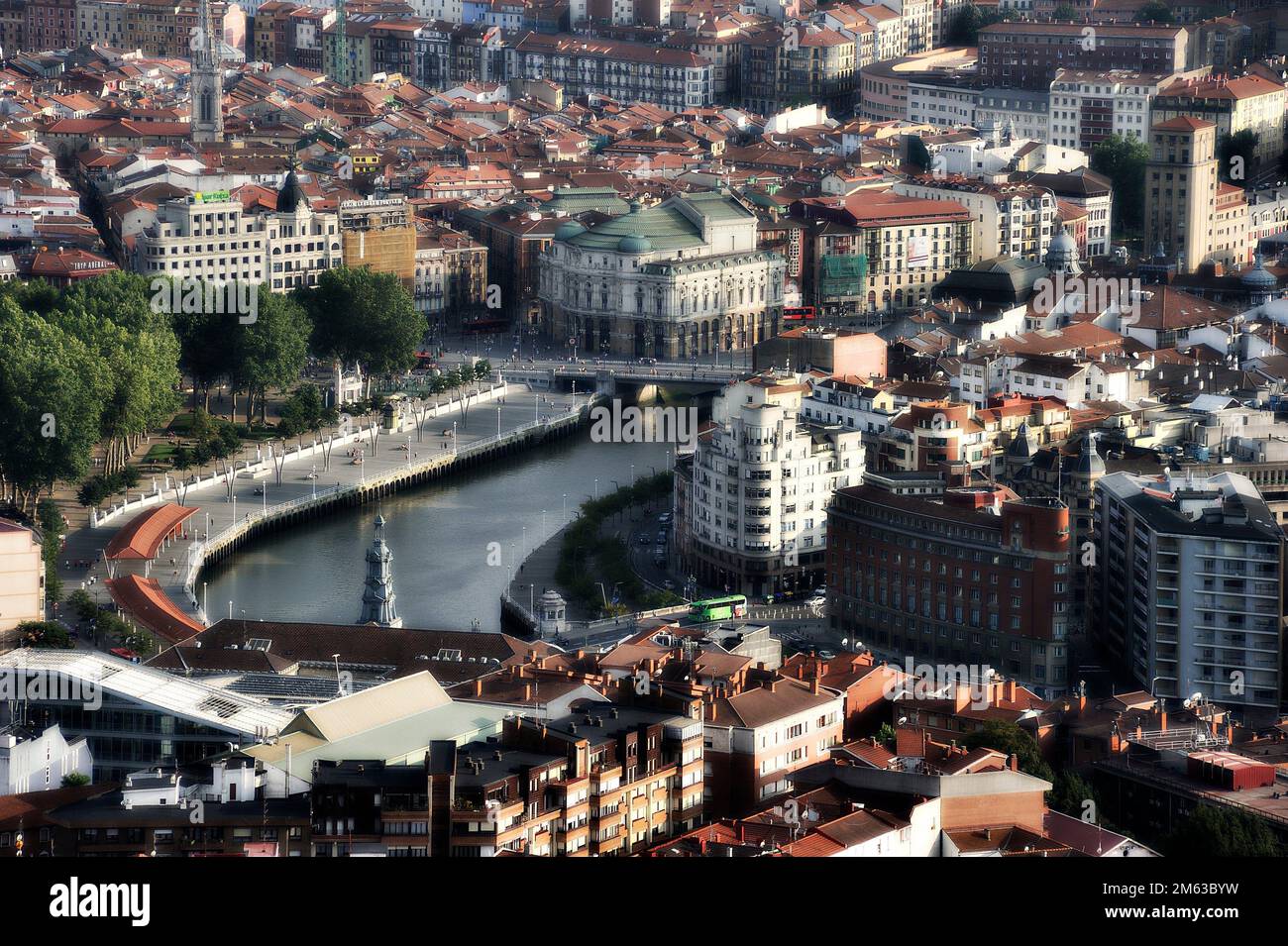 Bilbao aereal view hi-res stock photography and images - Alamy