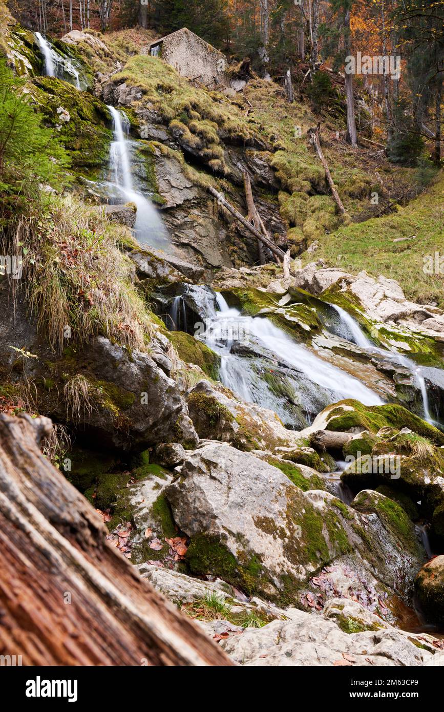 Top down view waterfall going hi-res stock photography and images - Alamy