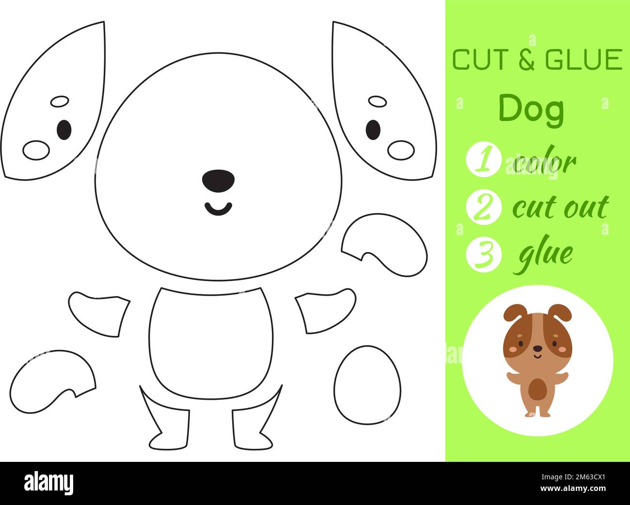 Dog Template Preschool