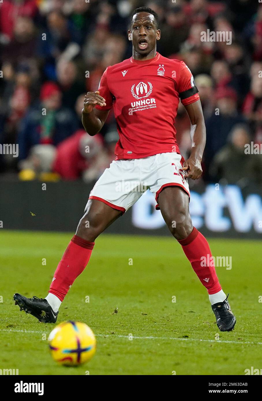 Nottingham, UK. 1st Jan, 2023. Willy Boly of Nottingham Forest during ...