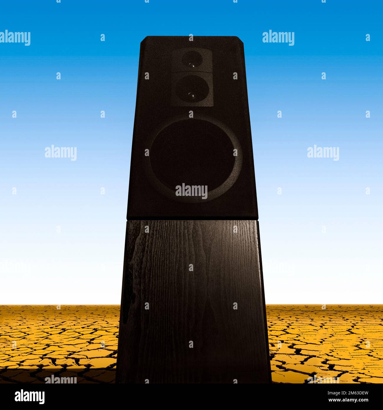 Sound speakers the music center closeup Stock Photo - Alamy