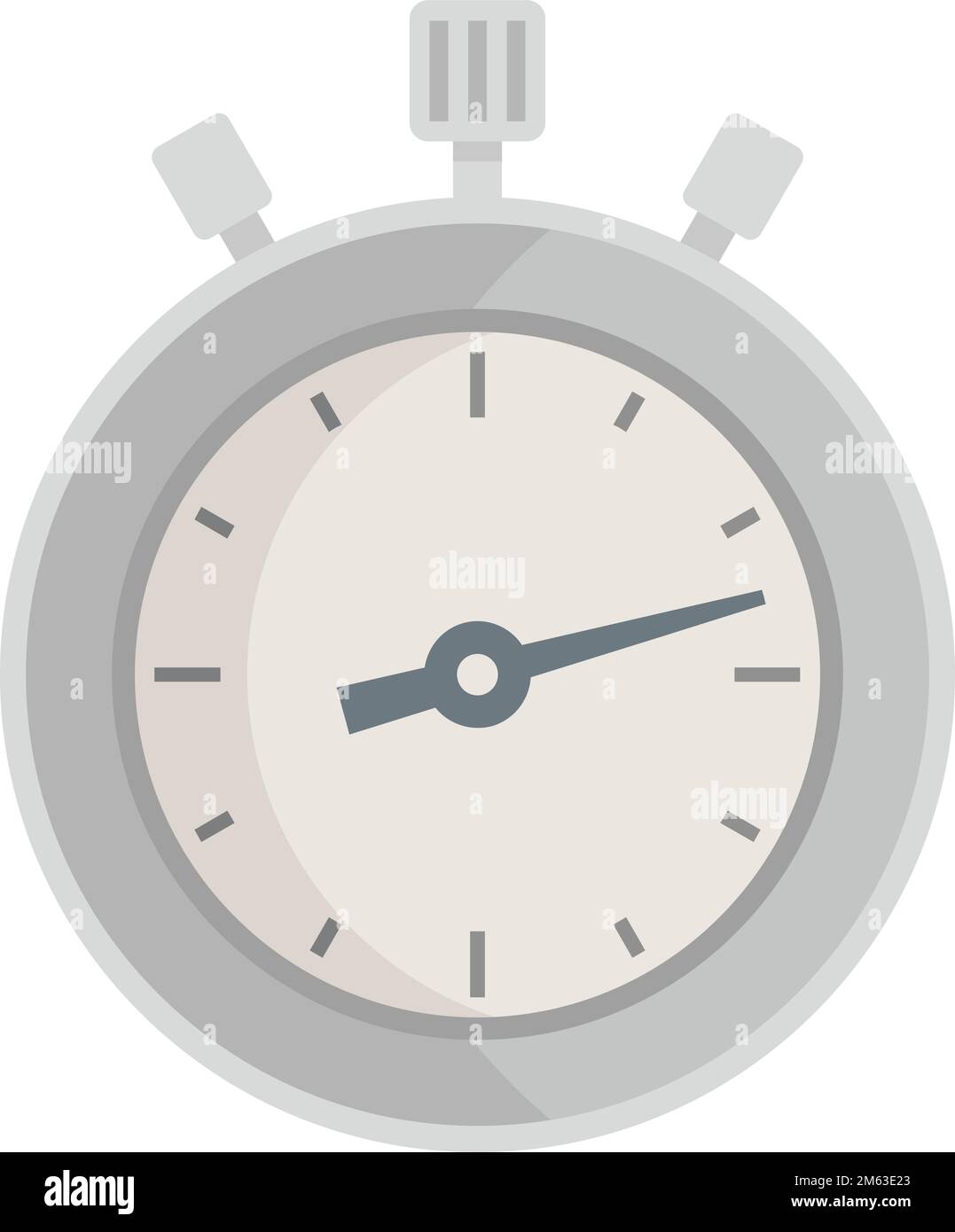 Stopwatch deadline icon flat vector. Watch clock. Timer countdown ...