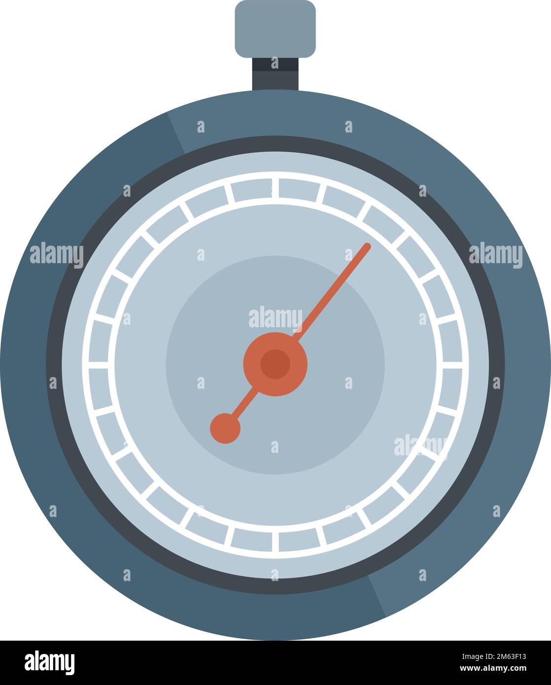 Button stopwatch icon flat vector. Stop timer. Countdown watch isolated Stock Vector Image & Art ...