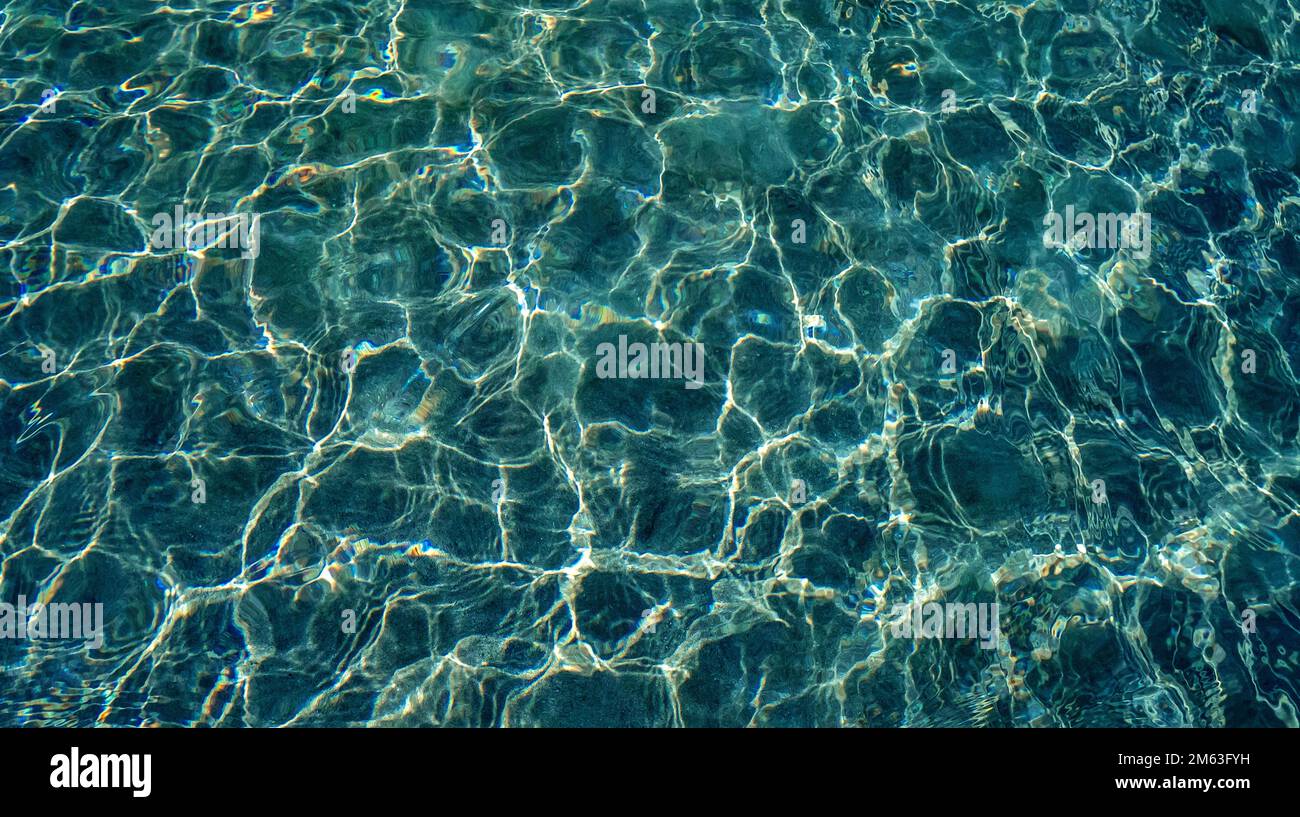 Sea Water Light Reflections Colorful Abstract Background Design Stock ...