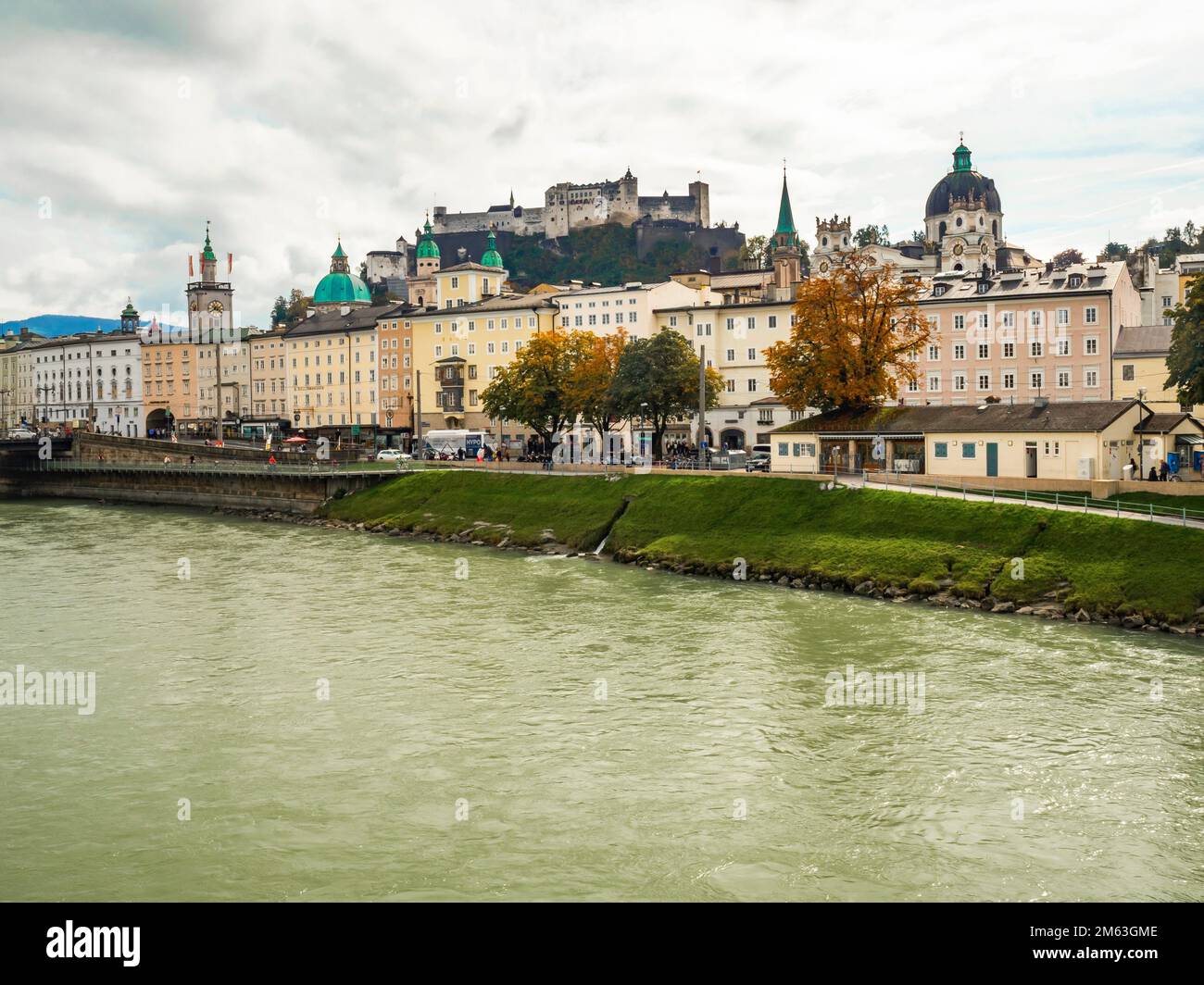 City View, Historic Centre City of Salzburg, Salzach River, Salzburg ...