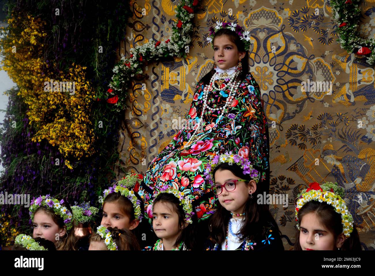 Maya festival of Colmenar Viejo, Madrid, Spain Stock Photo - Alamy