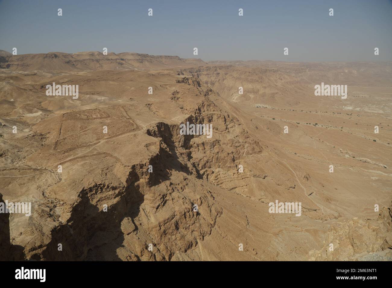 Masada is an archaeological site comprising the remains of various ...