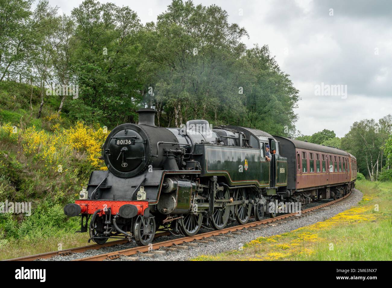 Steam engine driver yorkshire hi-res stock photography and images - Alamy