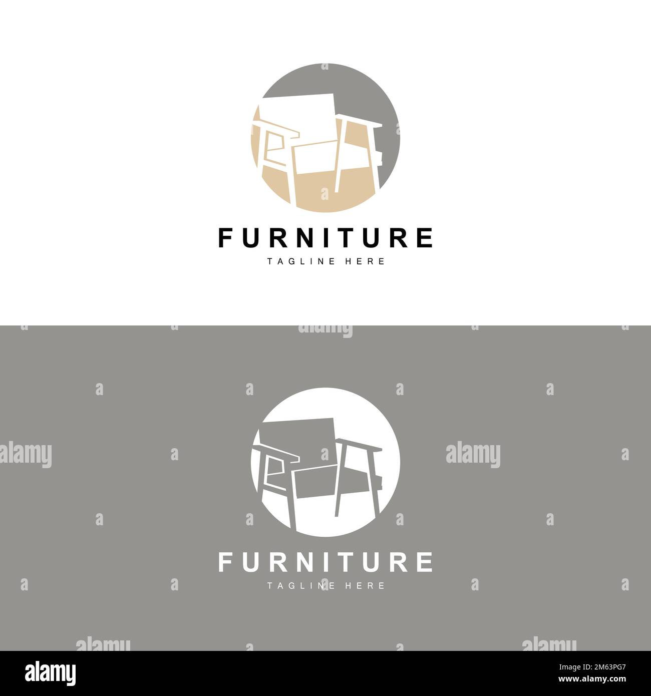 Chair logo Stock Vector Images - Alamy