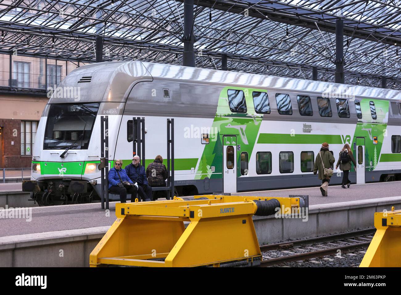Helsinki, Finland. 02nd Nov, 2022. VR company train at the Helsinki ...