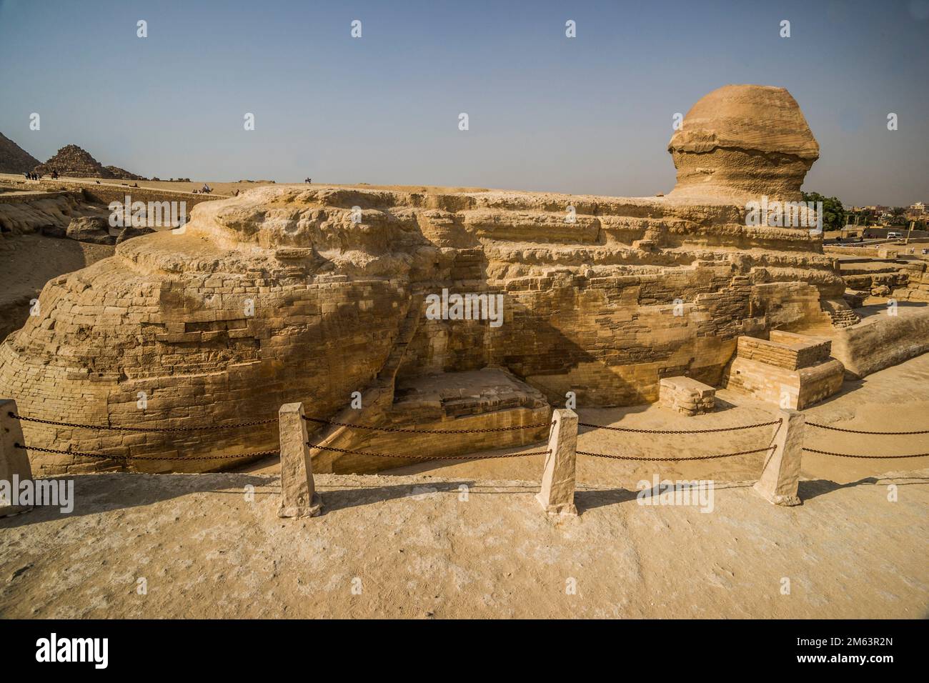 Sphinx side view pyramids giza hi-res stock photography and images - Alamy