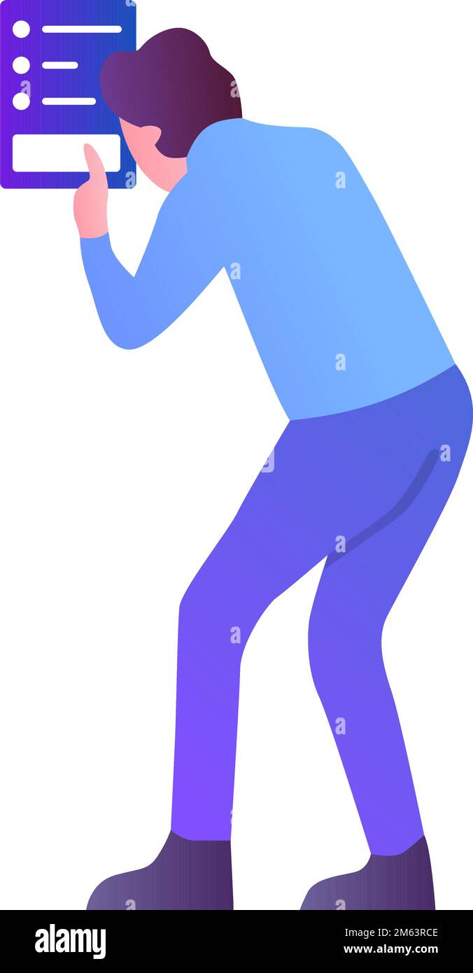 Agile icon man work on business methodology Stock Vector Image & Art ...