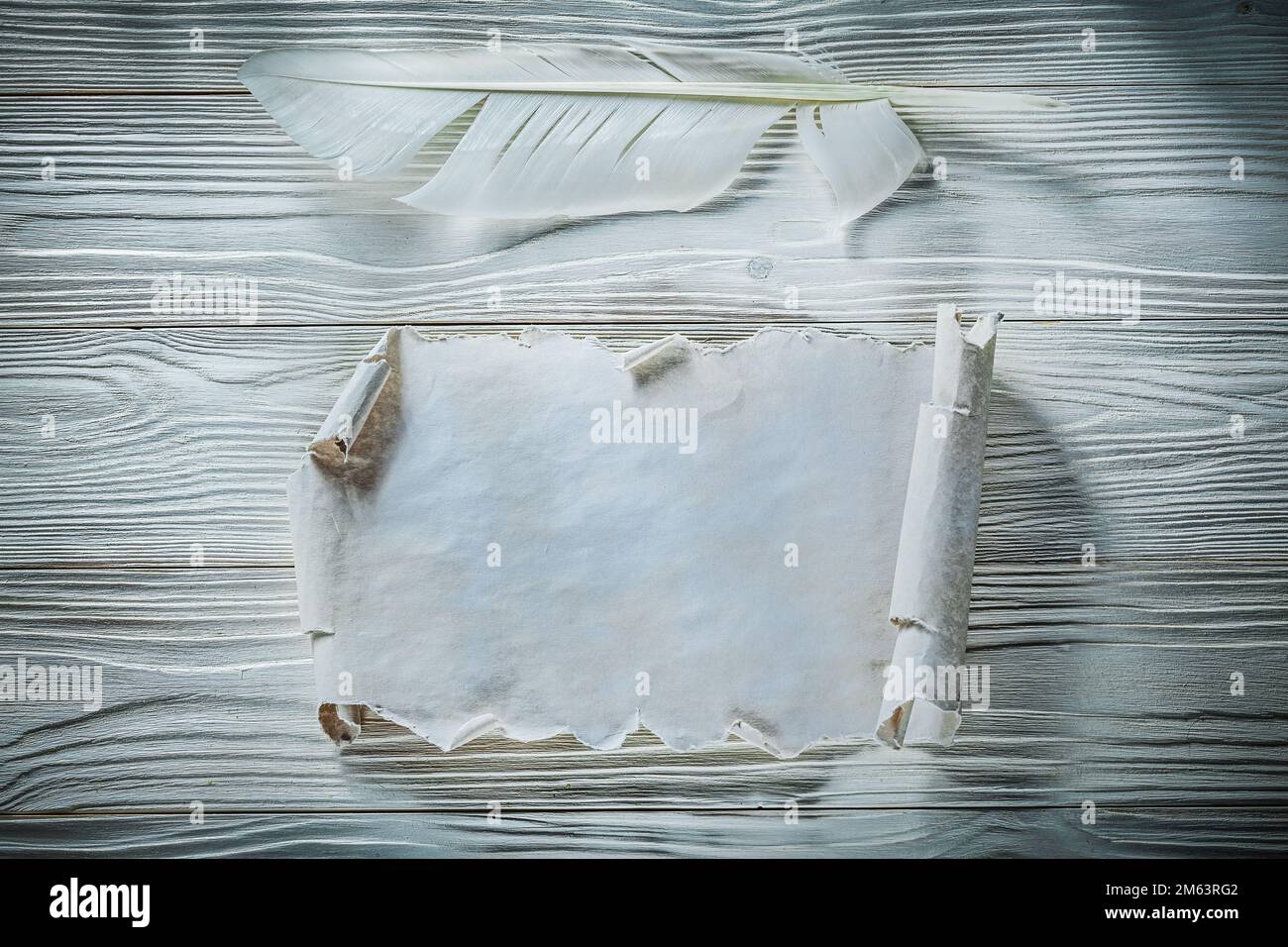 Vintage crumpled paper roll hi-res stock photography and images - Alamy