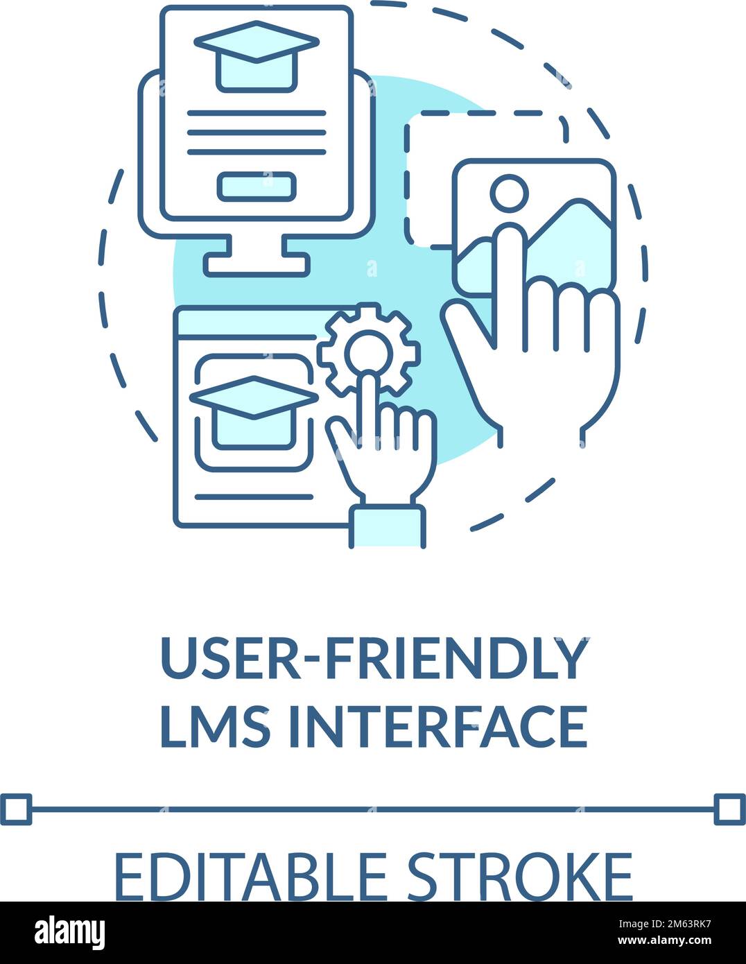 Lms circle logo hi-res stock photography and images - Alamy
