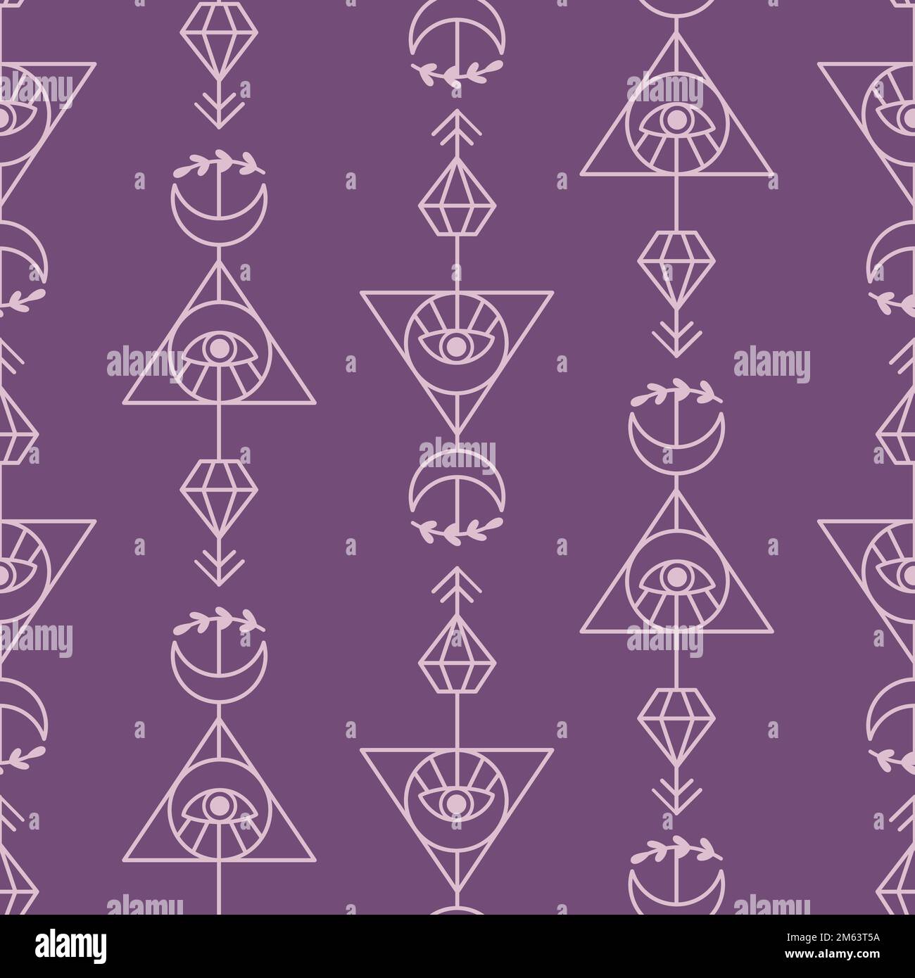 Vector sacred geometry shapes seamless pattern Stock Vector Image & Art ...