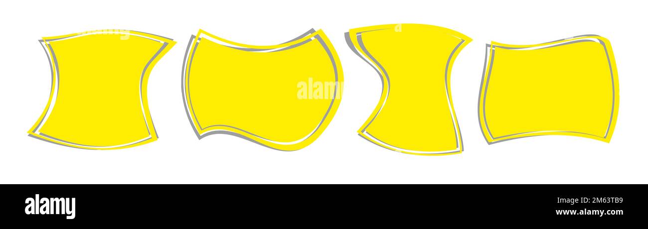 set of note paper on white background Stock Vector Image & Art - Alamy