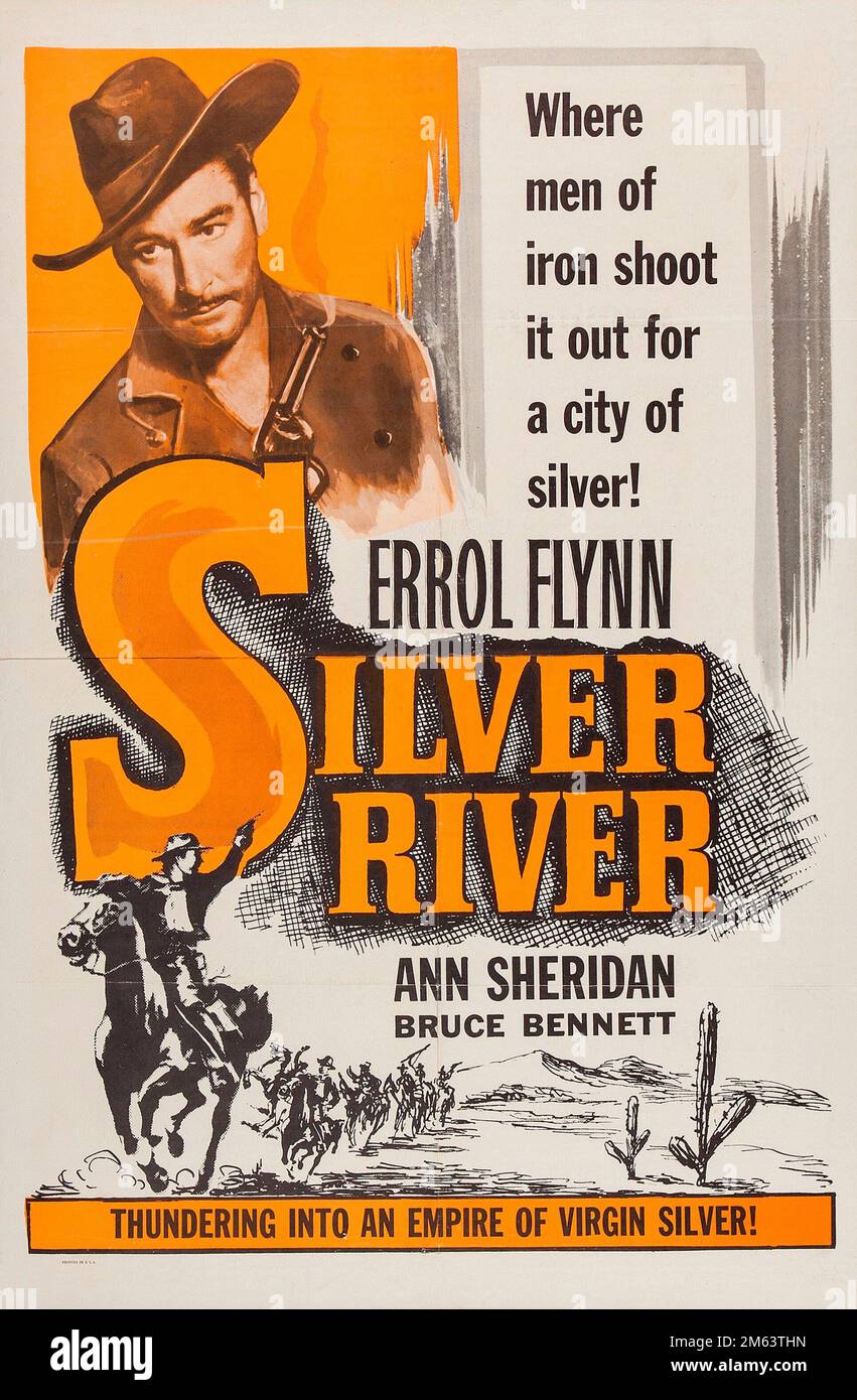 SILVER RIVER (1948), directed by RAOUL WALSH. Credit: WARNER BROS/FIRST NATIONAL / Album Stock ...