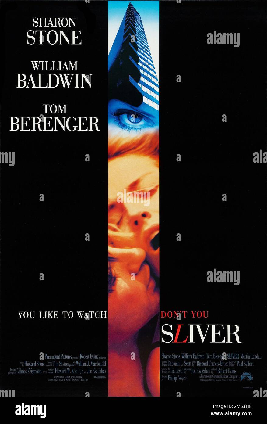 SLIVER (1993), directed by PHILLIP NOYCE. Credit: PARAMOUNT PICTURES ...