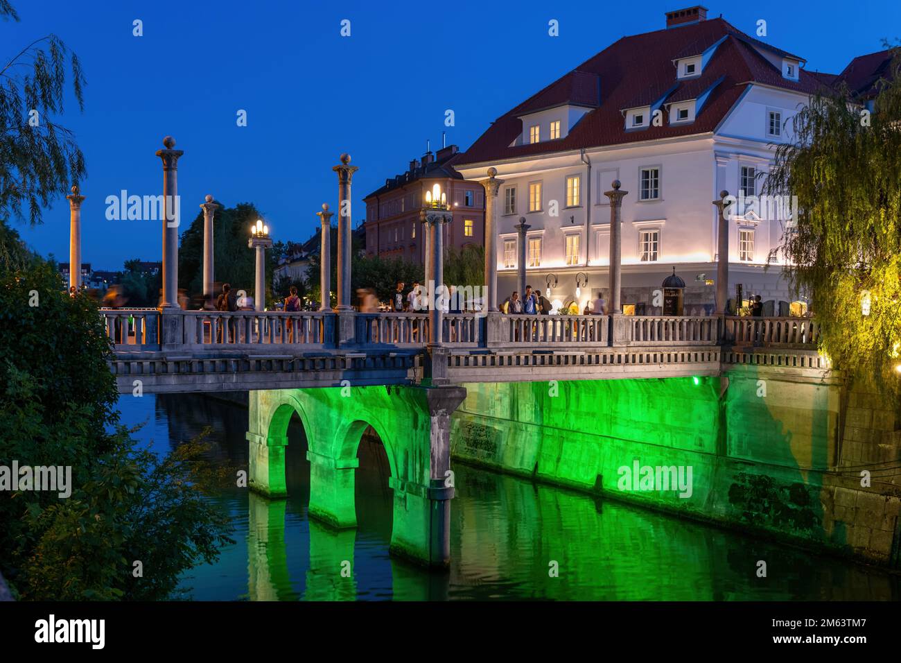 Cobblers bridge ljubljana hi-res stock photography and images - Alamy