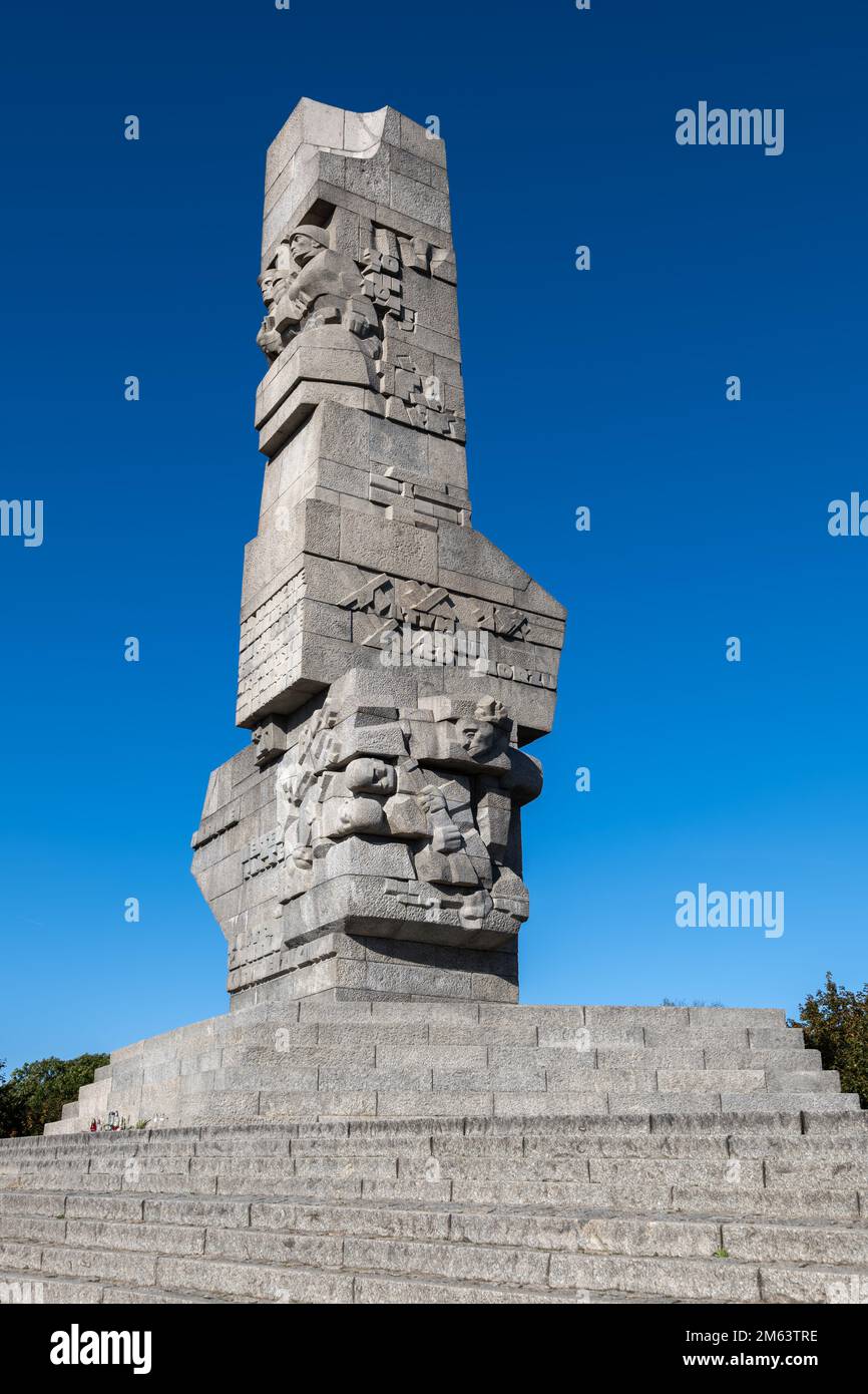 Gdansk, Poland - October 7, 2022 - The Westerplatte Monument ...