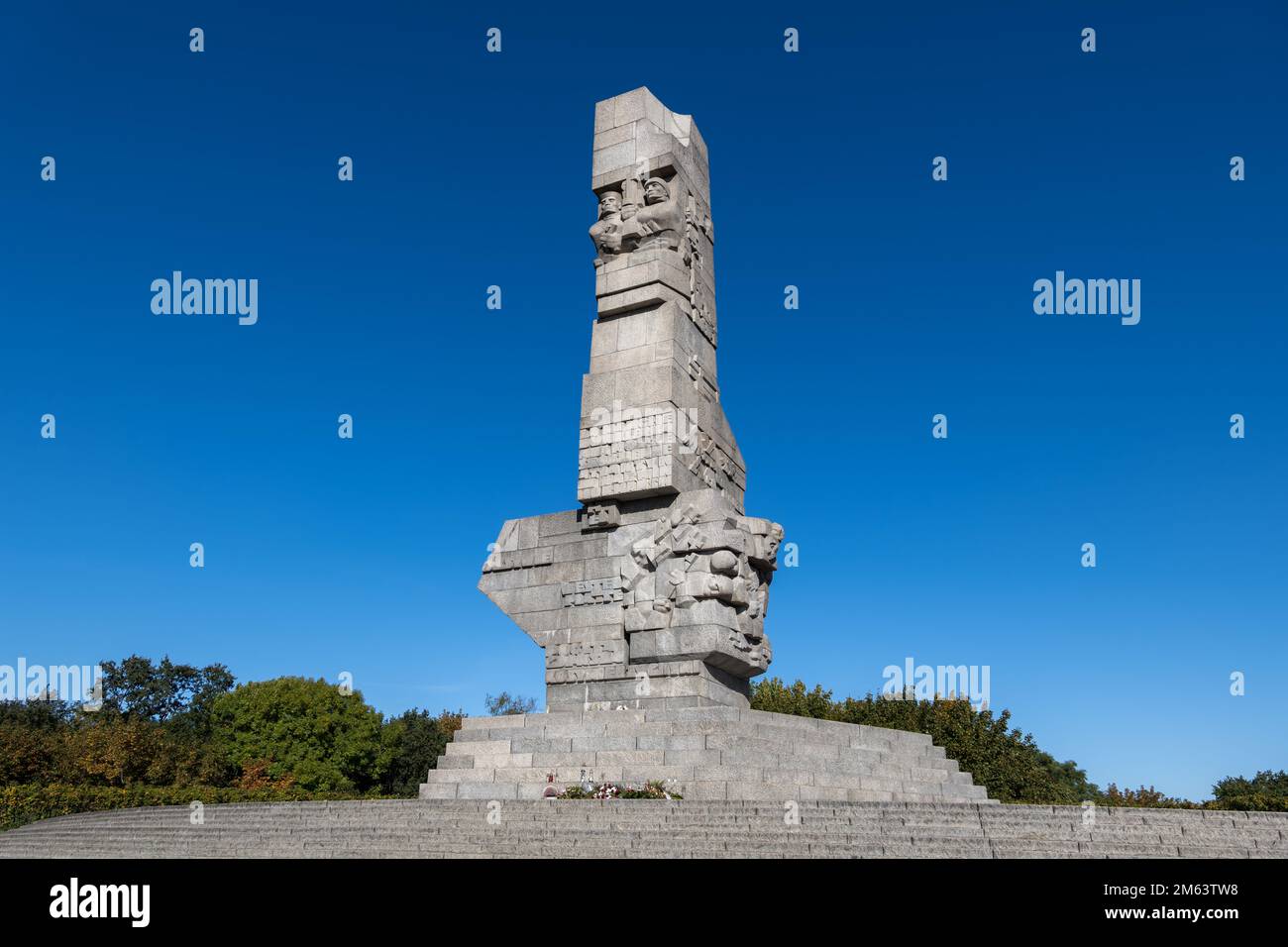 Gdansk, Poland - October 7, 2022 - The Westerplatte Monument ...