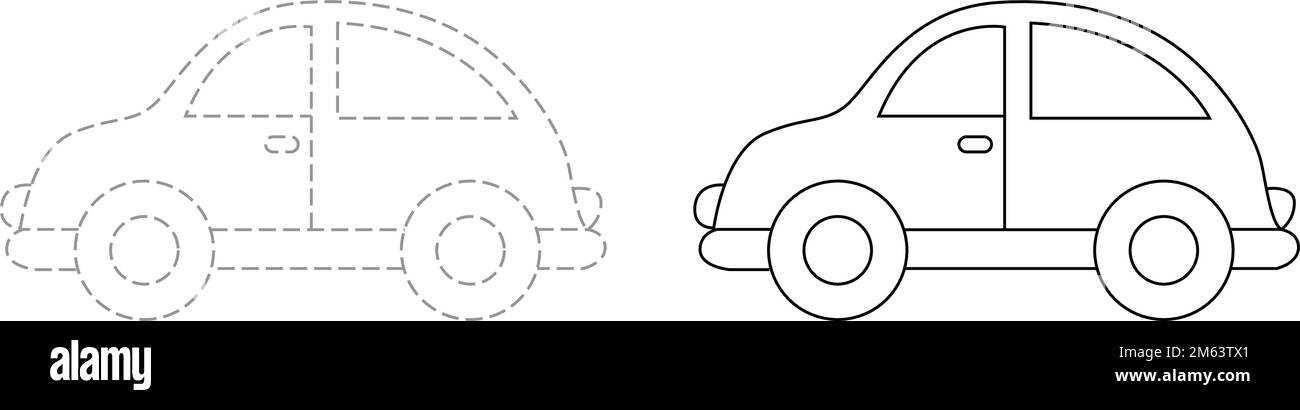 Easy Drawing For Kids Car