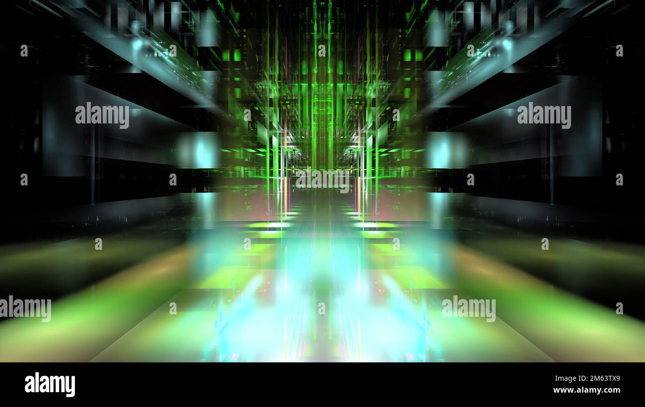 Abstract digital space, digital technologies, background for design. Transmission of information ...