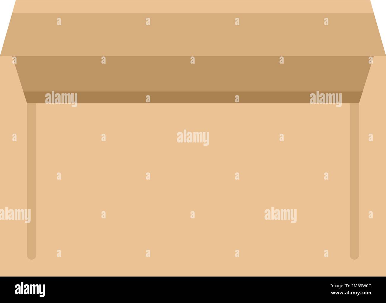 Envelope letter icon flat vector. Mail post. Email paper isolated Stock ...