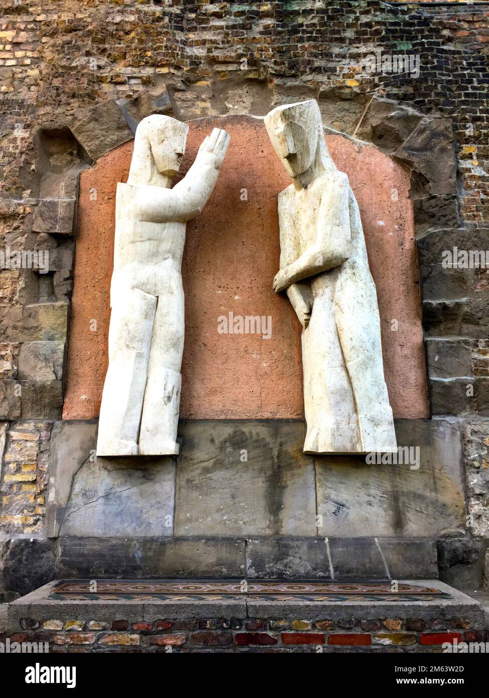 Berlin, Germany. Kaiser Wilhelm memorial church Kurfürstendamm in the ...