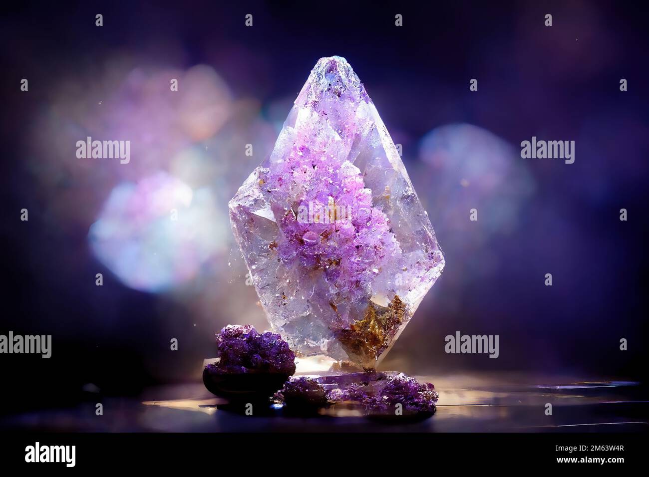 beautiful crystal abstract background, blur crystal background. Digital ...