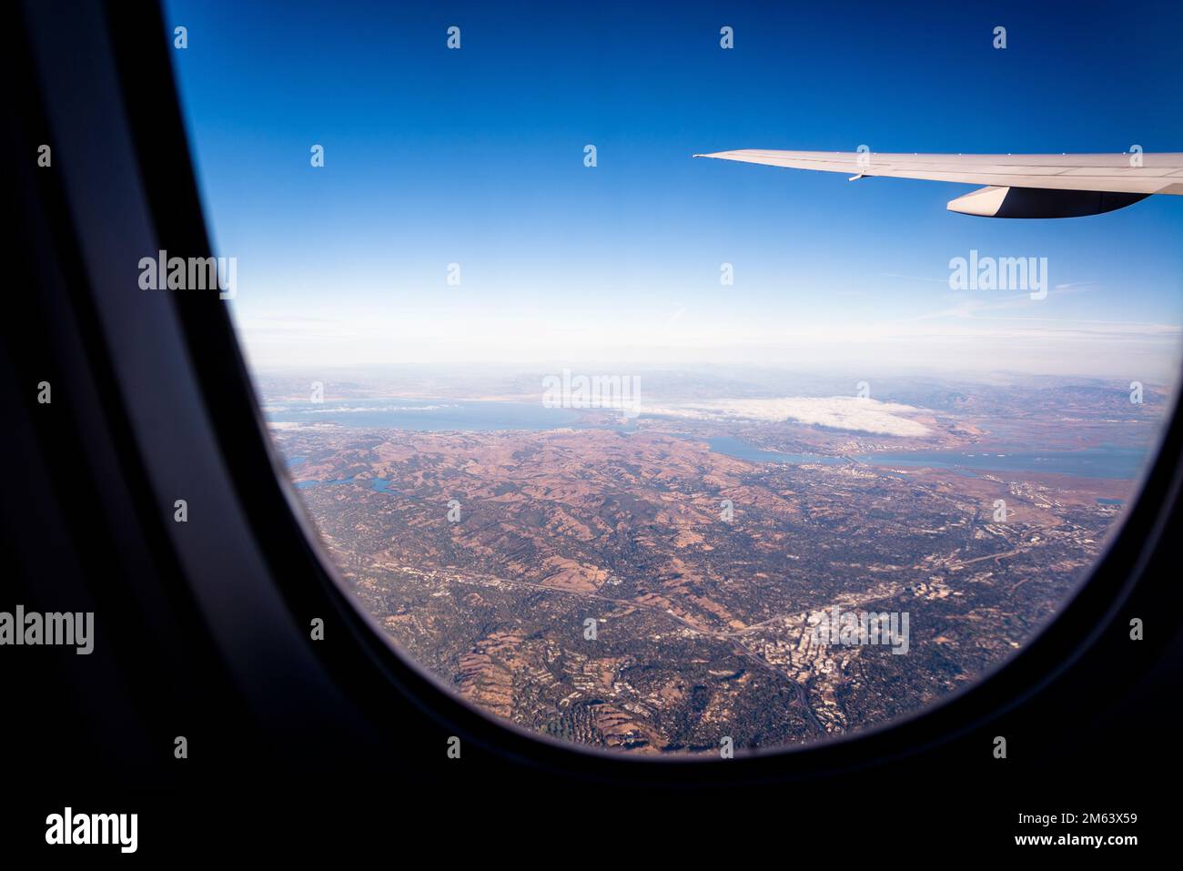 Aerial view of California, USA Stock Photo - Alamy