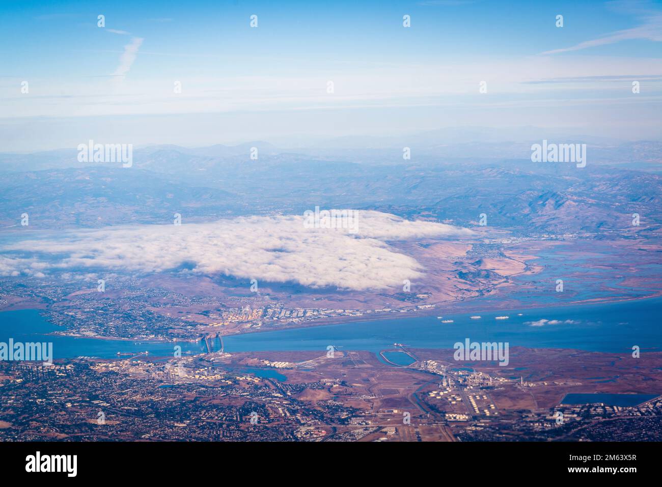 Aerial view of California, USA Stock Photo - Alamy