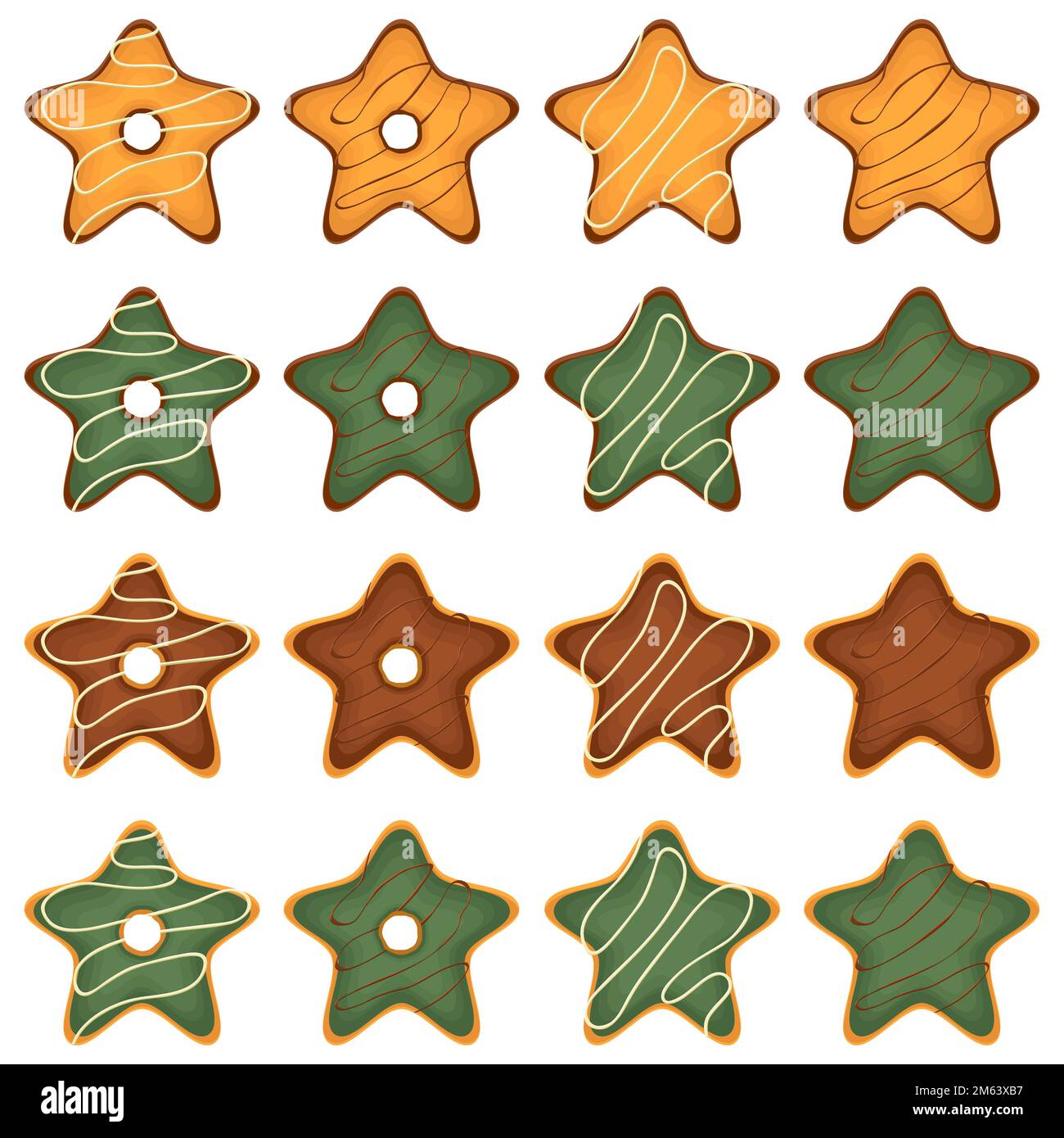 Big set homemade cookie different taste in pastry biscuit, large kit cookie consist of ...