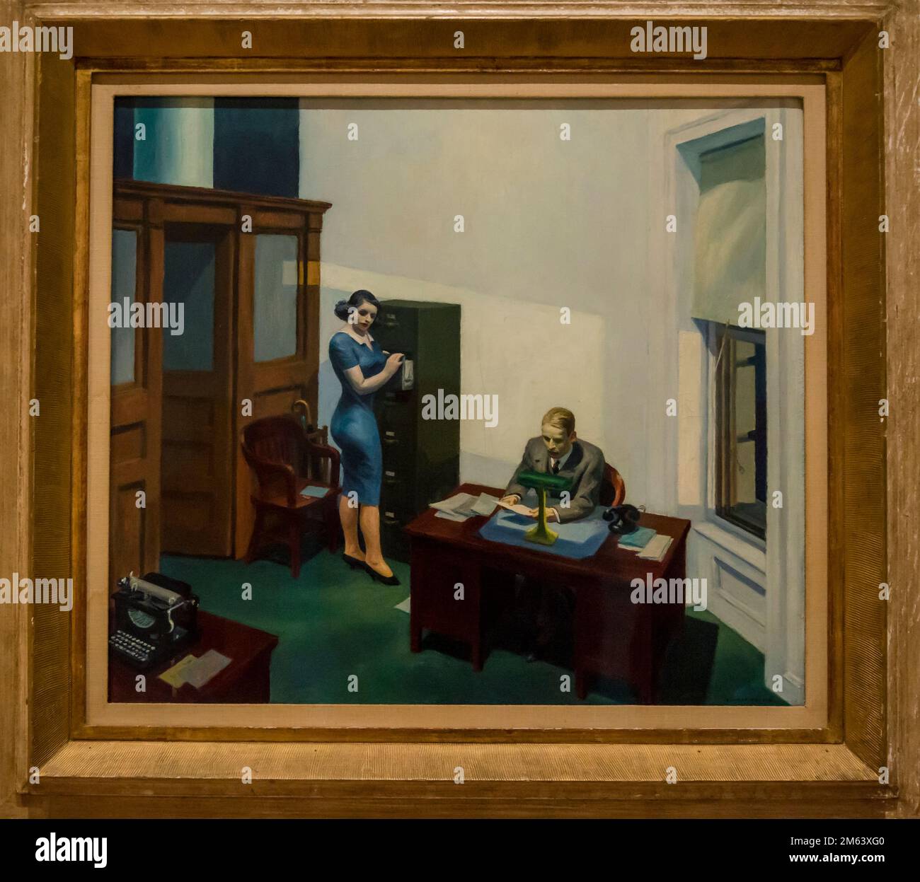 Edward Hopper Office At Night Spend The Night In Edward Hopper's