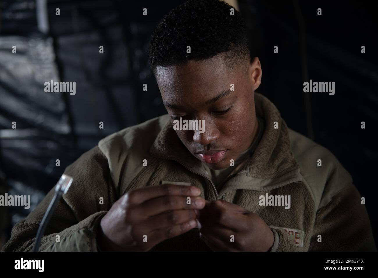U.S. Air Force Staff Sgt. Christopher Ferrell, 55th Cyberspace Squadron ...