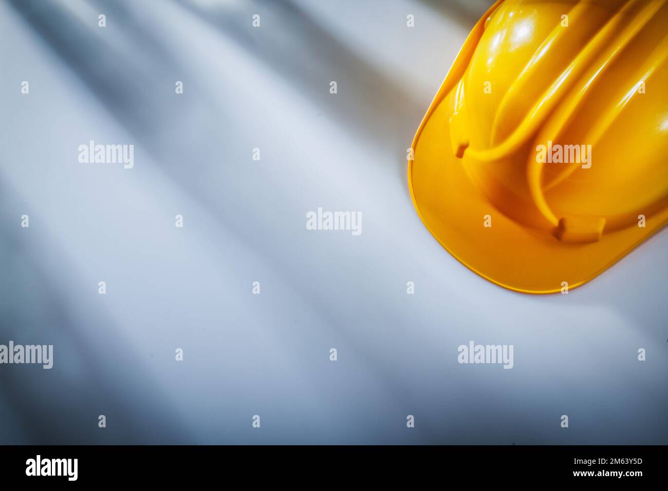 Building helmet on white background Stock Photo - Alamy