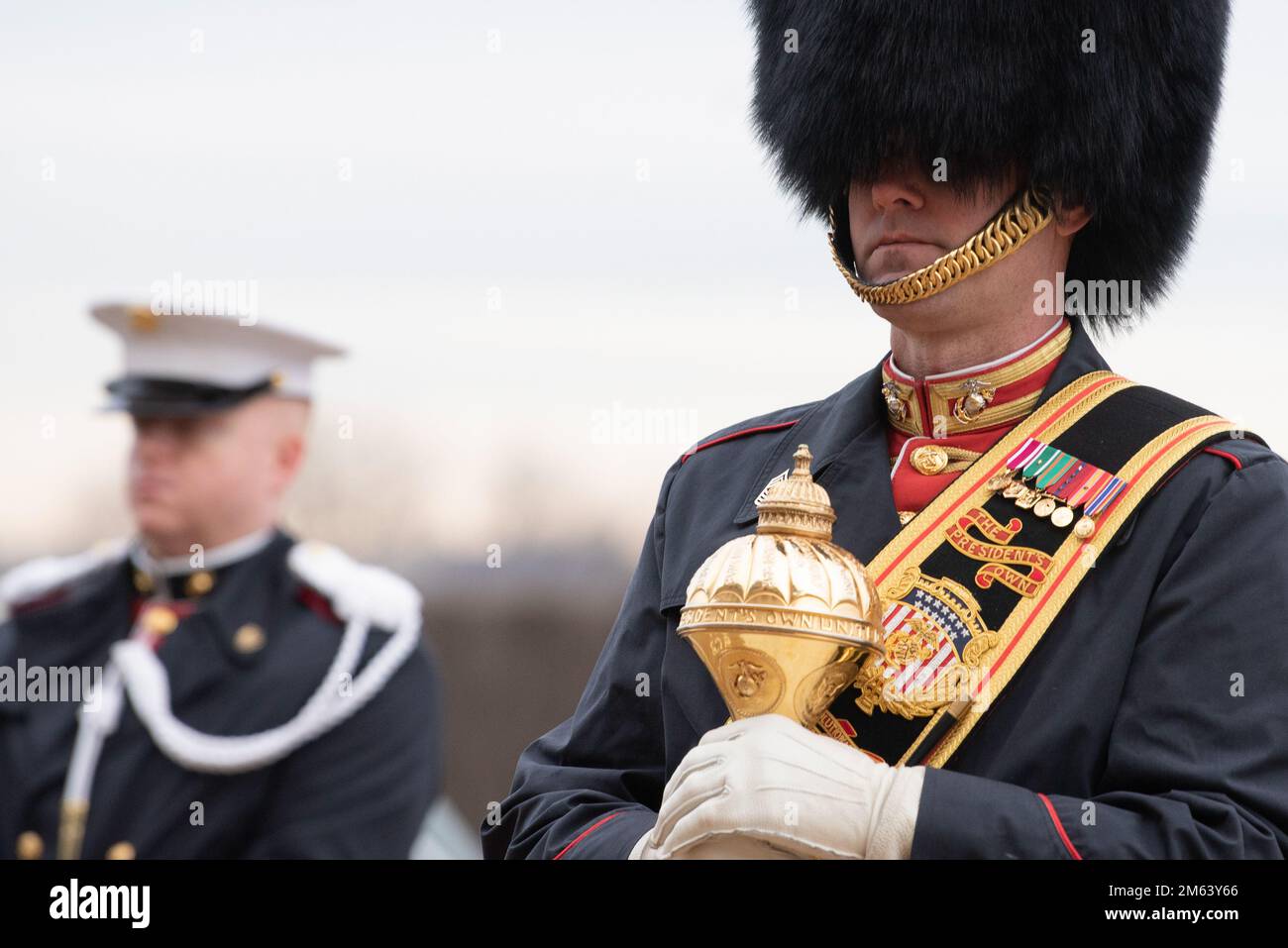 “The President’s Own” United States Marine Band takes part in the honor ...