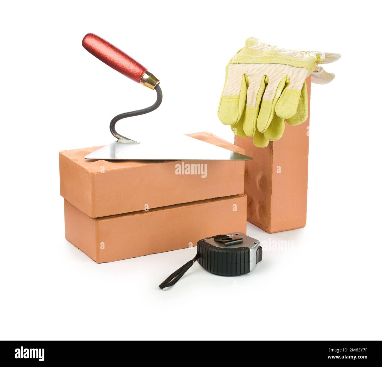building tools on bricks Stock Photo - Alamy