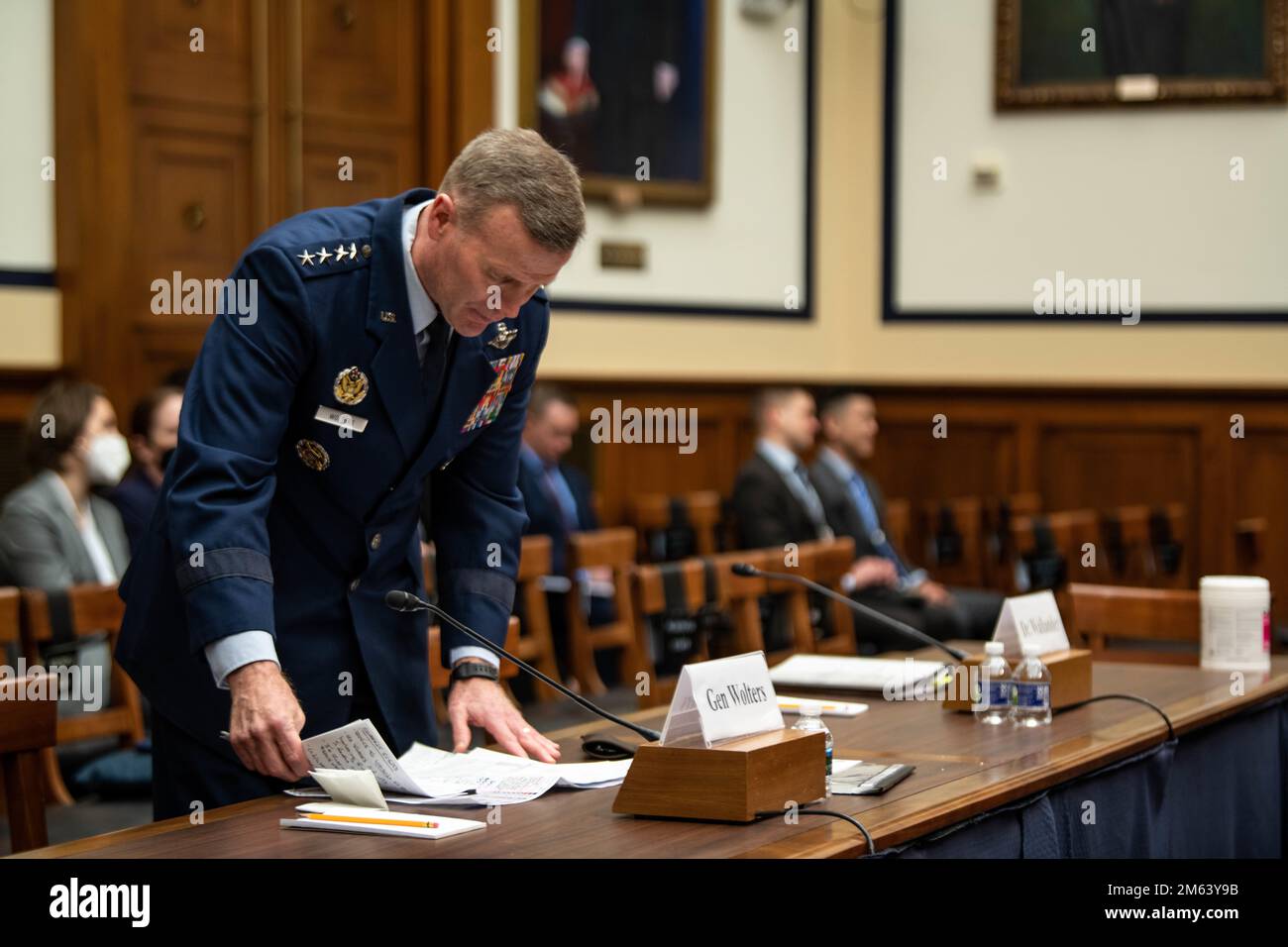 Air Force Gen. Tod D. Wolters, commander, U.S. European Command, and ...