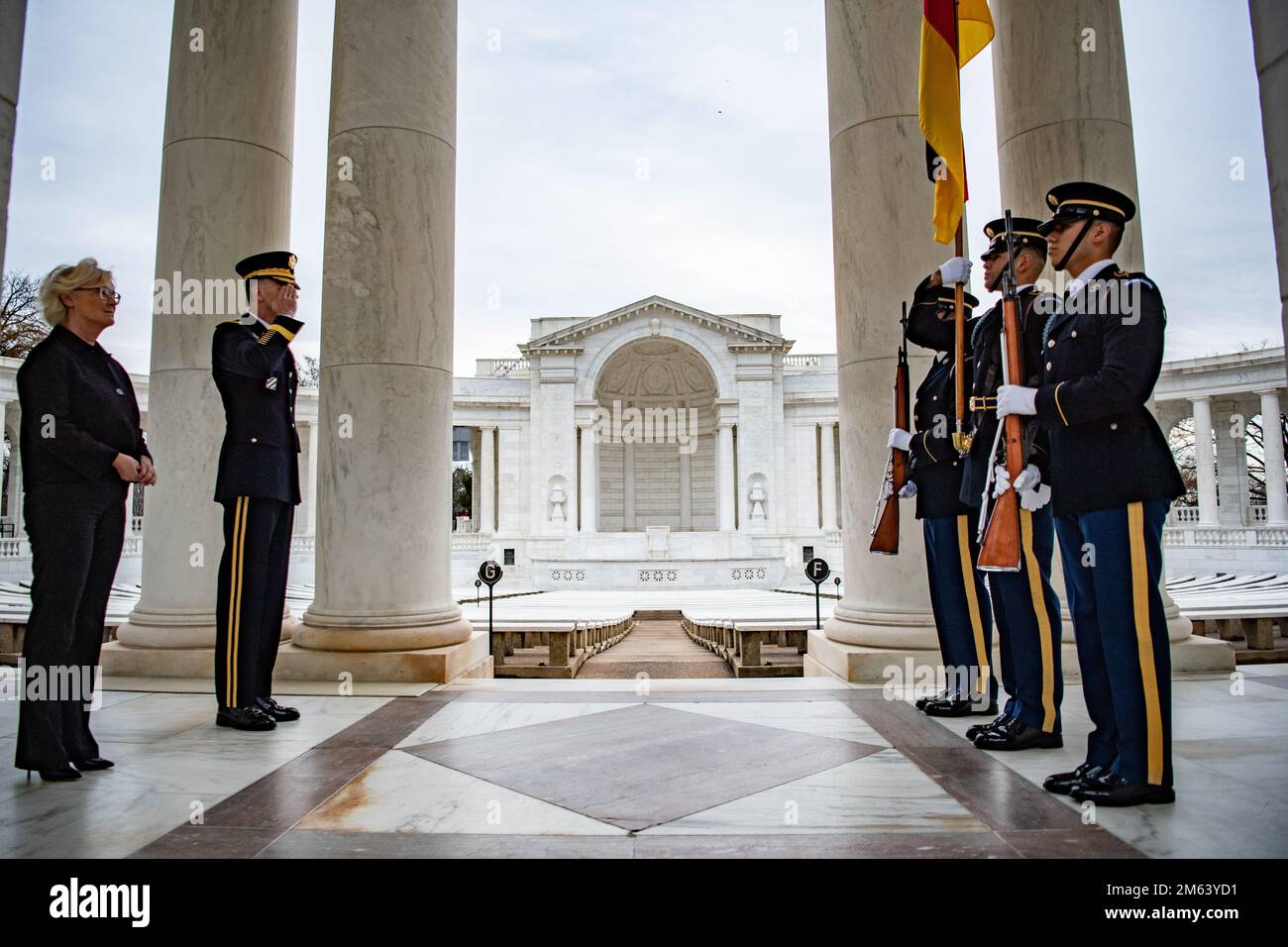Maj. Gen. Allan M. Pepin (second to left)), commanding general, Joint ...
