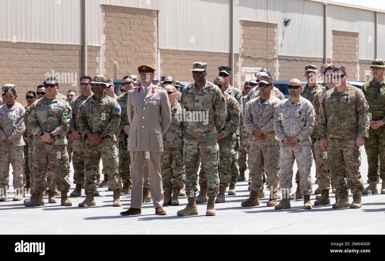 The 1st Battalion Welsh Guards, Corps of Drums, perform while Col. Neil ...