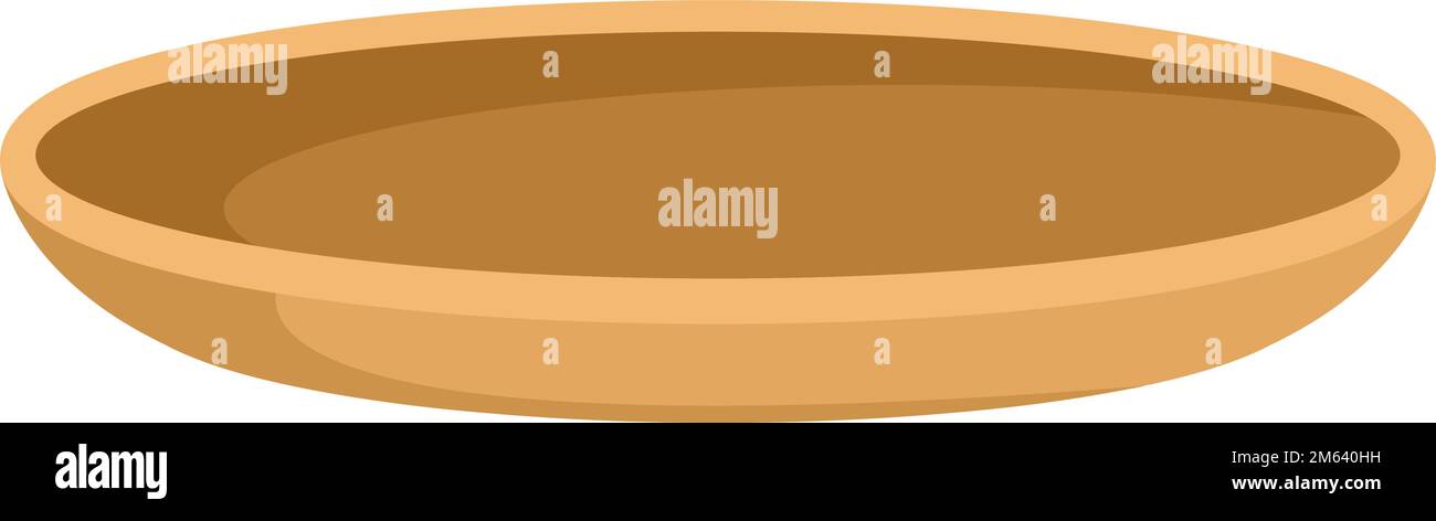 Dinner plate icon flat vector. Food dish. Table plate isolated Stock ...