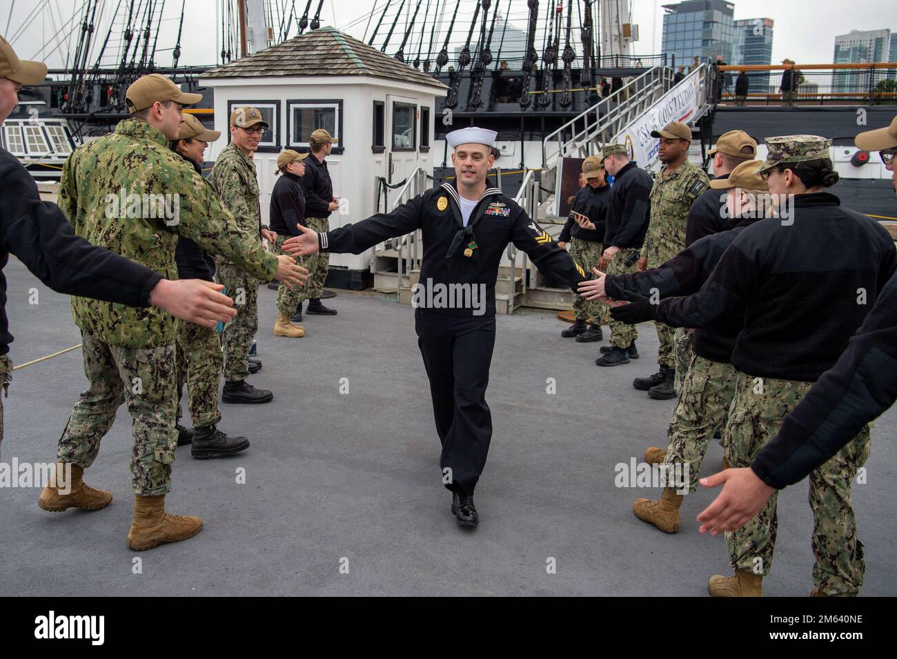 BOSTON (Mar. 31, 2022) U.S. Navy Master-at-Arms 1st Class Richard ...